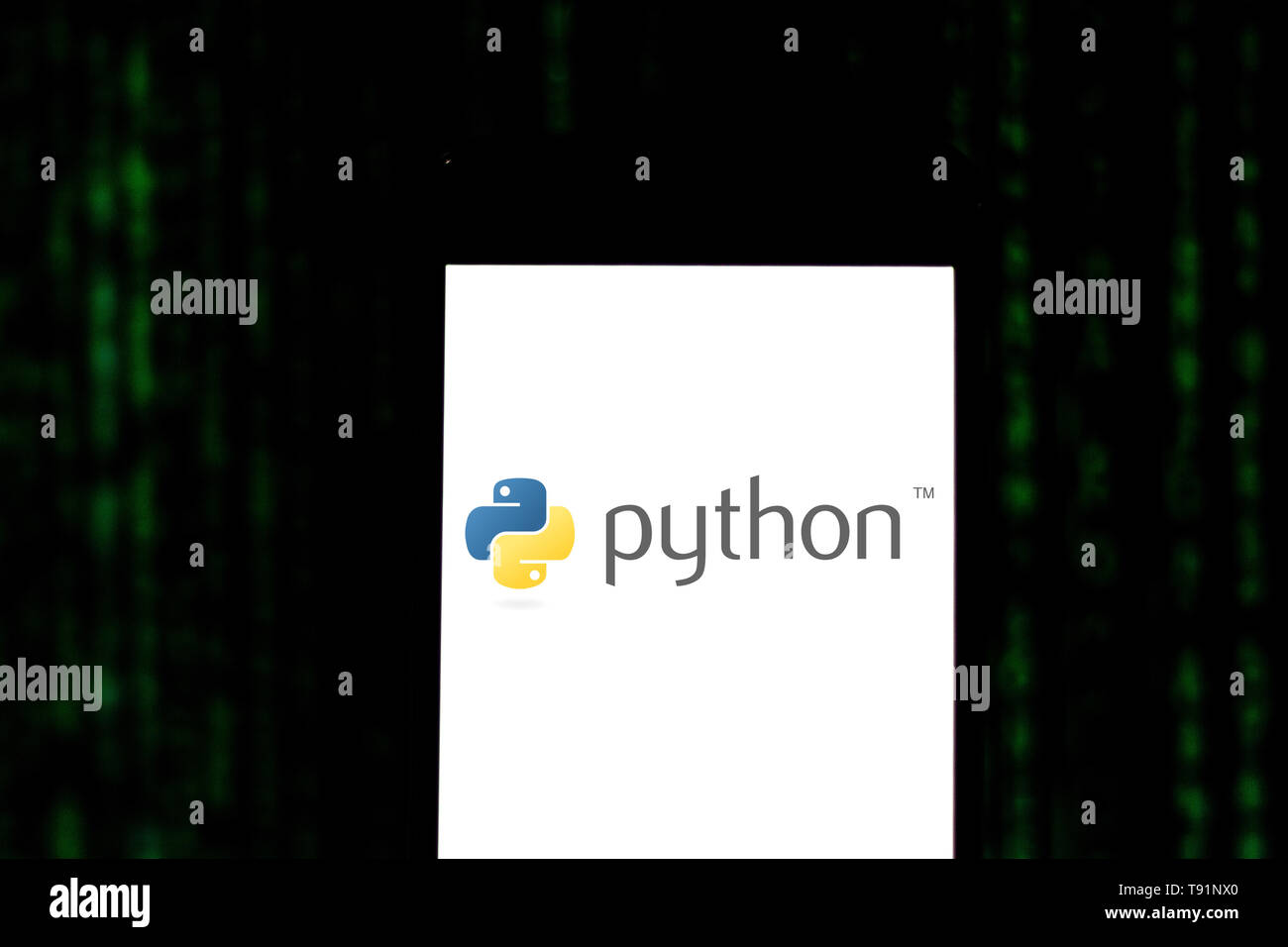 Python logo hi-res stock photography and images - Alamy