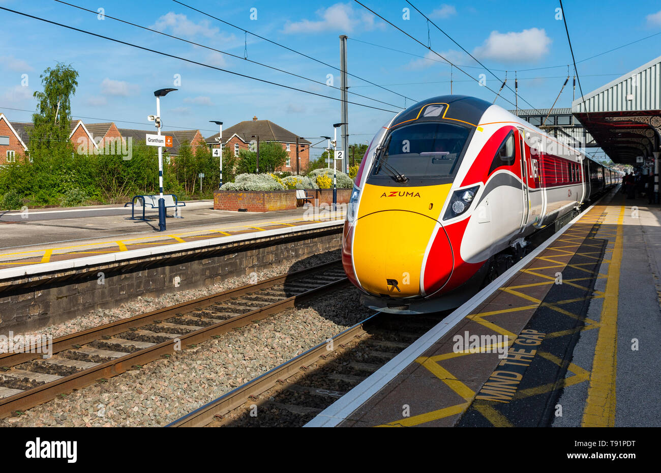Grantham, Lincolnshire, UK. 16th May 2019. The first ever London North ...