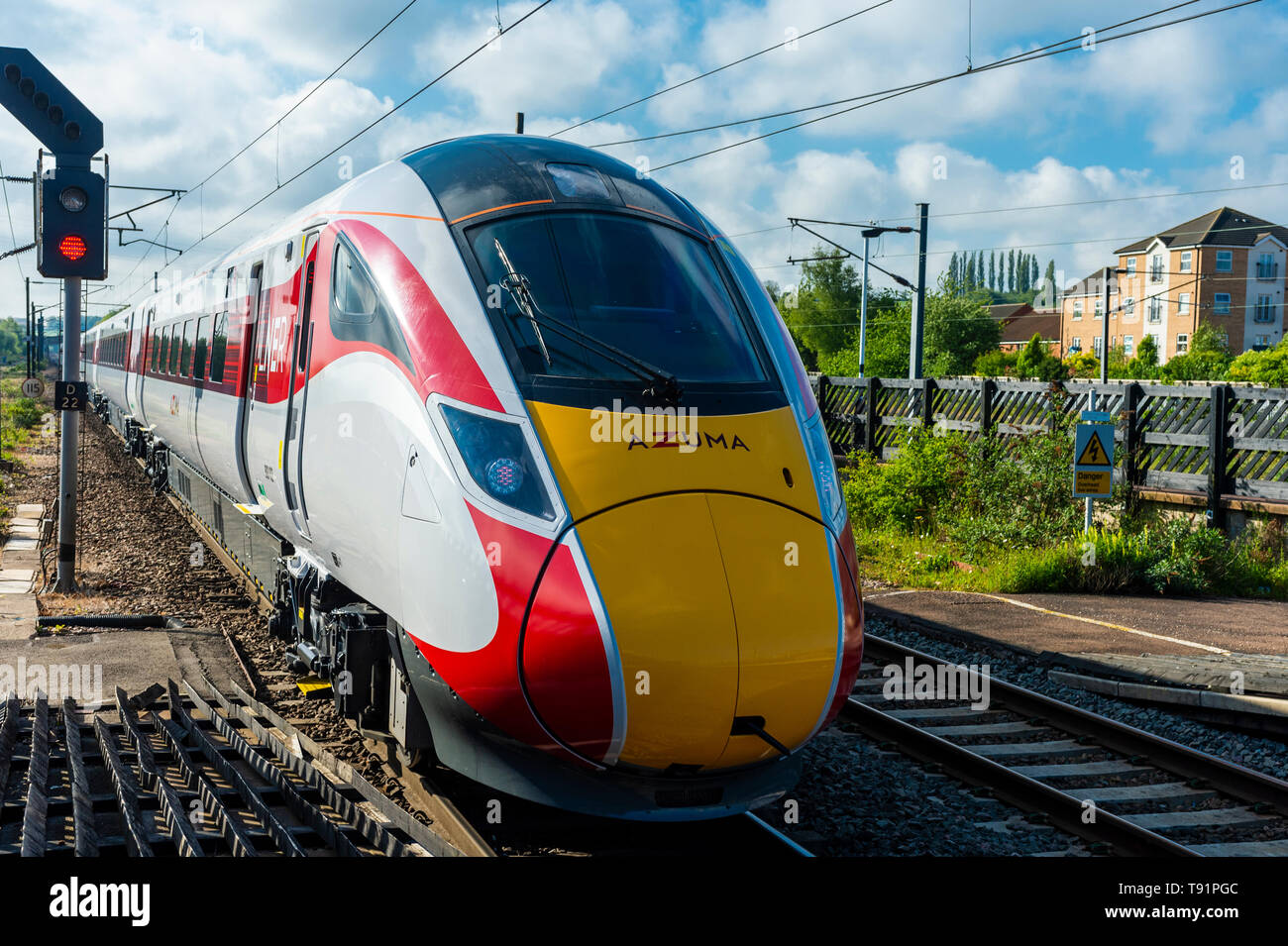 Grantham, Lincolnshire, UK. 16th May 2019. The first ever London North ...