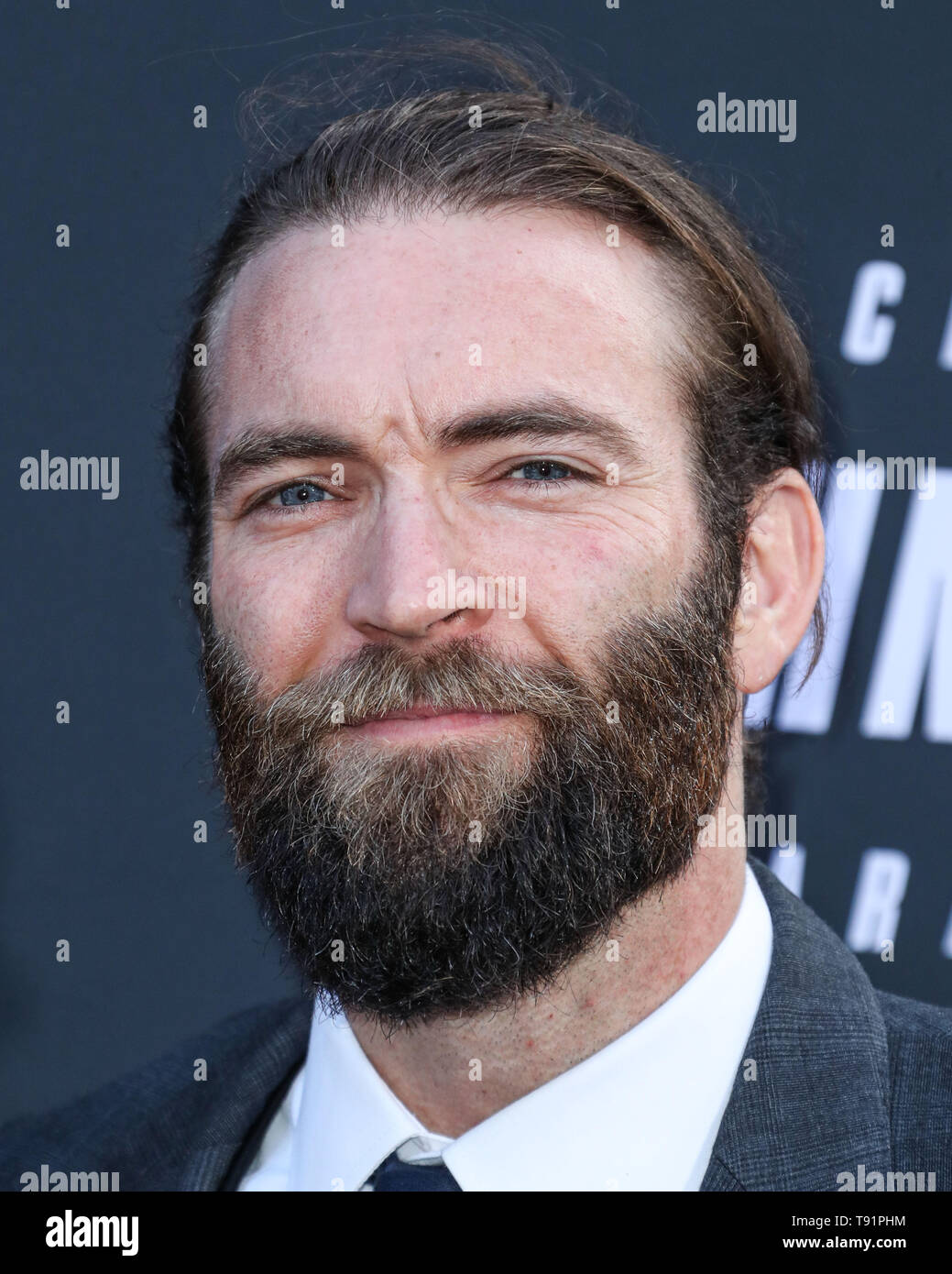 HOLLYWOOD, LOS ANGELES, CALIFORNIA, USA - MAY 15: Sam Hargrave arrives ...