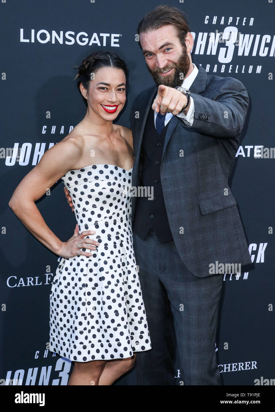 HOLLYWOOD, LOS ANGELES, CALIFORNIA, USA - MAY 15: Sam Hargrave arrives ...