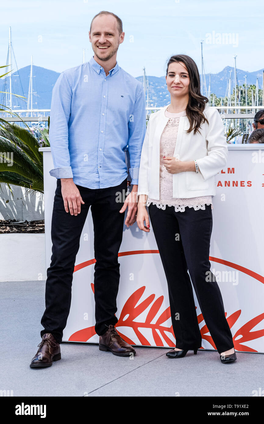 Celebrities waad al kateab and edward watts hi-res stock photography ...