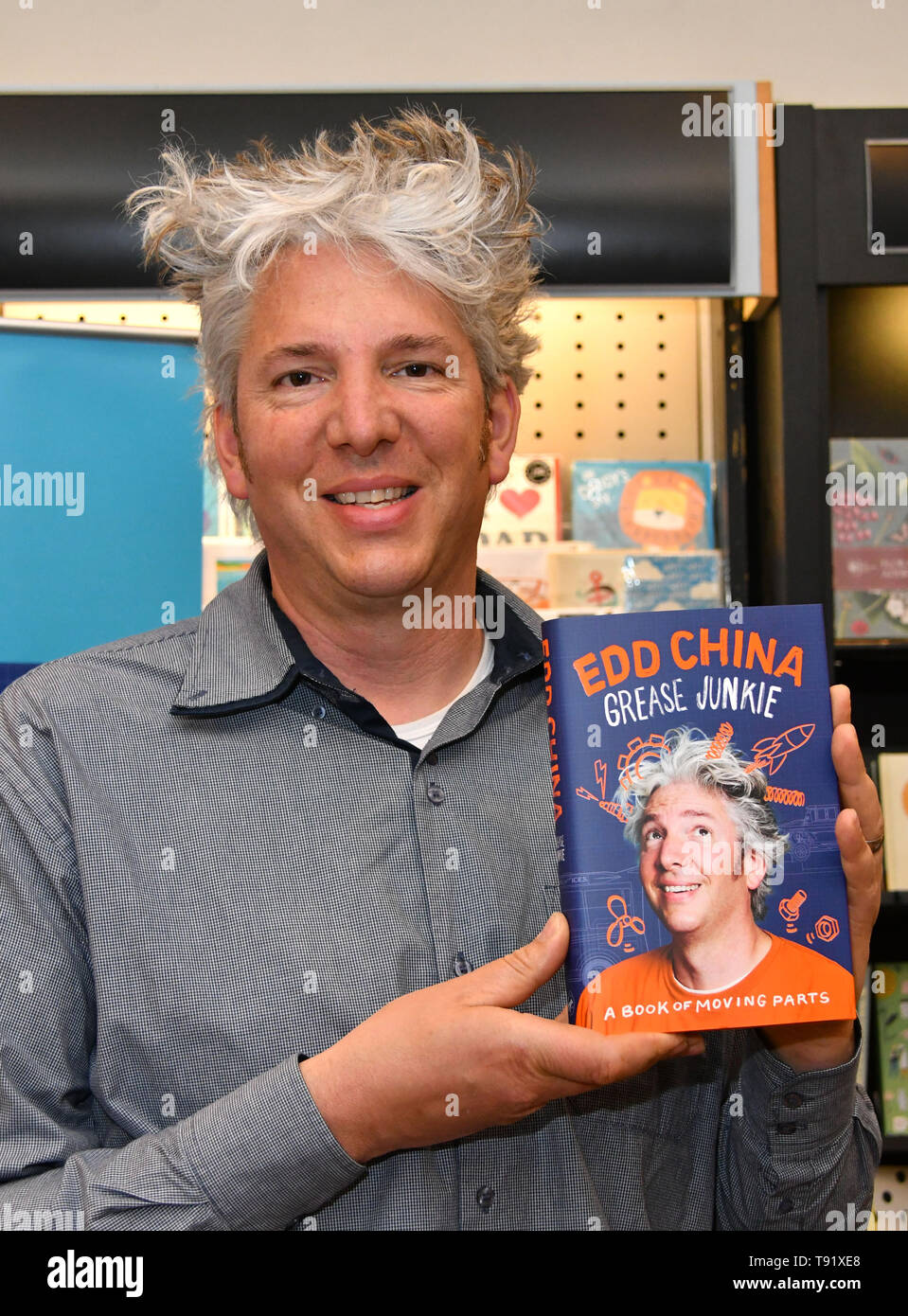 London, UK - 16 May 2019 Edd China, motor specialist and presenter, who ...