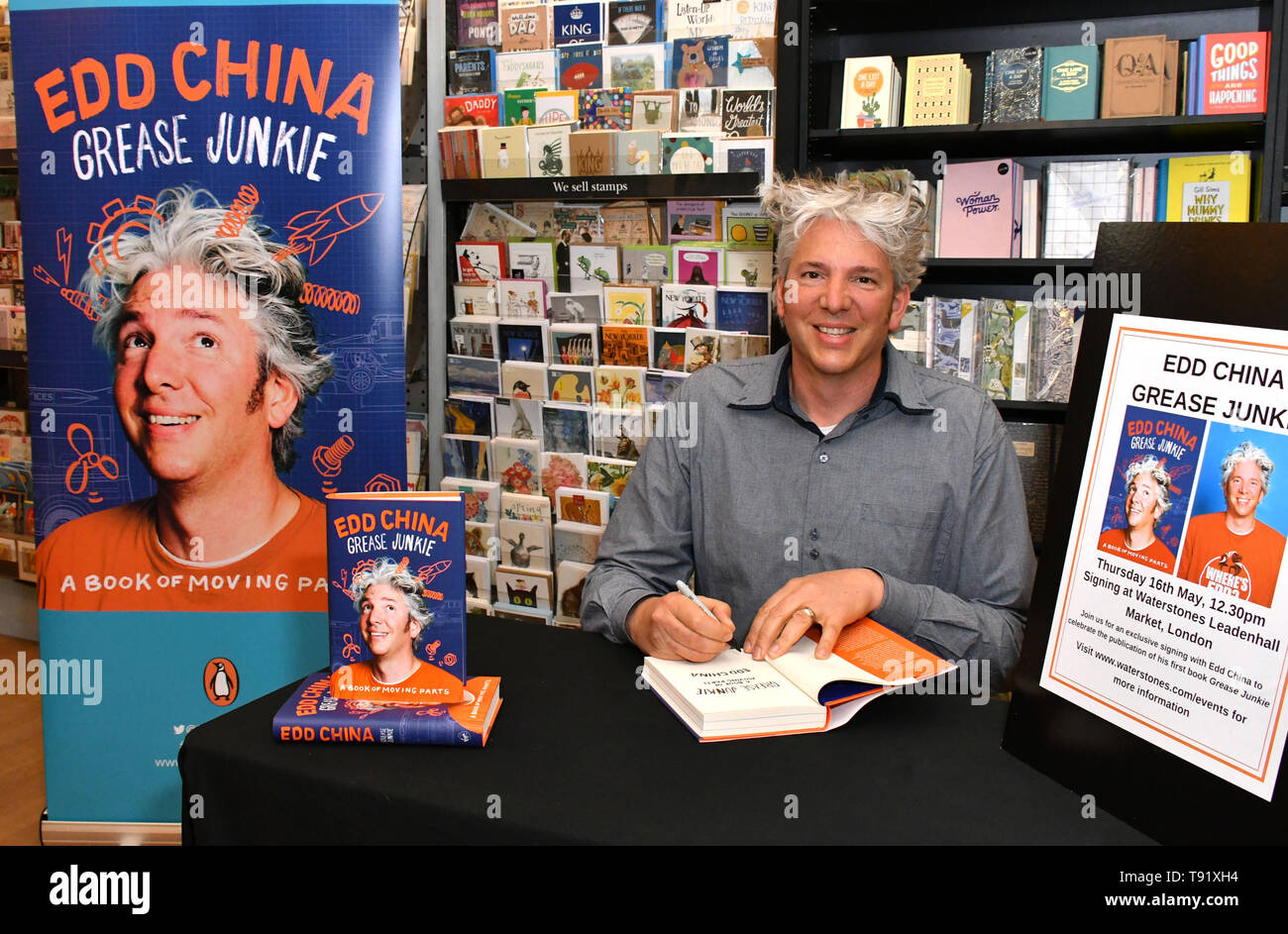 London, UK - 16 May 2019 Edd China, motor specialist and presenter, who ...