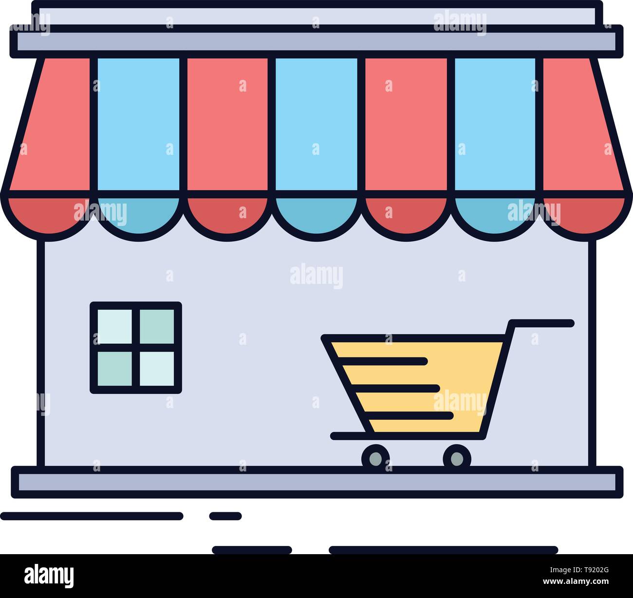 Shopping mall people blur Stock Vector Images - Alamy