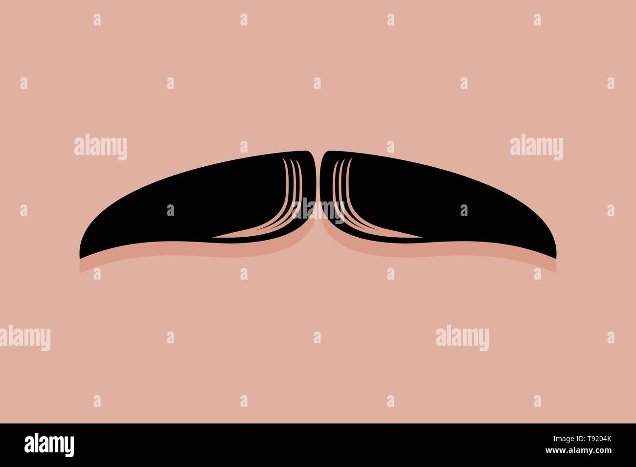 Moustache icon vector in the Chevron style Stock Vector Image & Art - Alamy