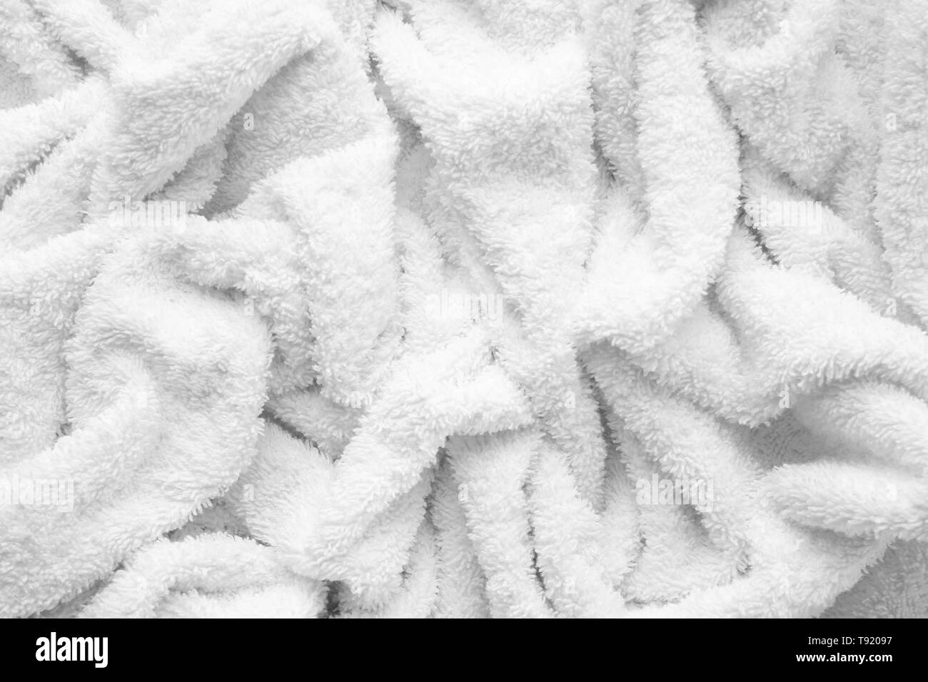 Texture of clean soft towel Stock Photo - Alamy