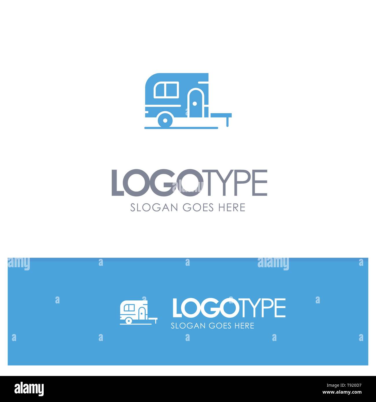 Caravan sign caravan logo hi-res stock photography and images - Alamy