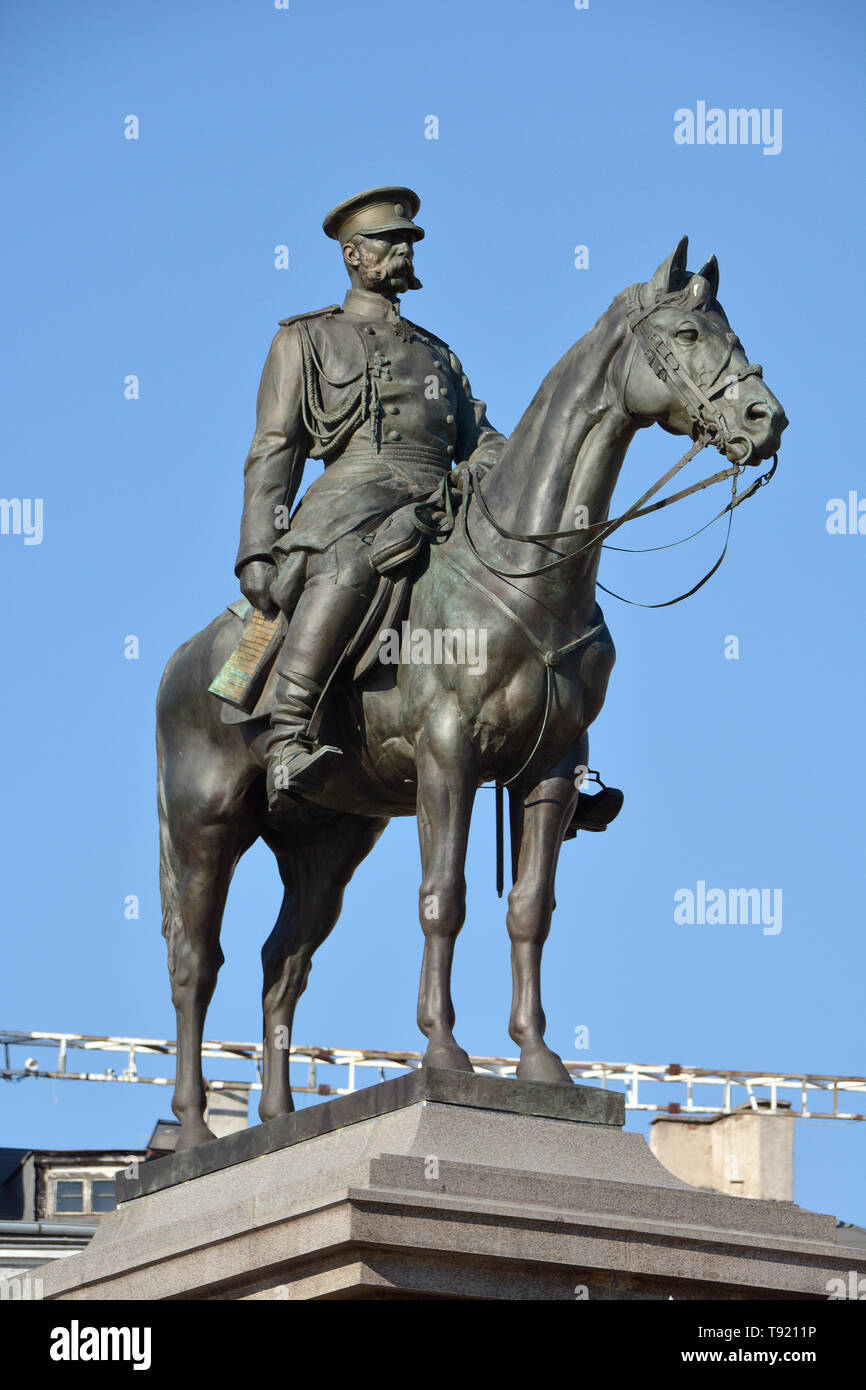 Statue of Alexander II, Sofia, Bulgaria, Europe Stock Photo - Alamy