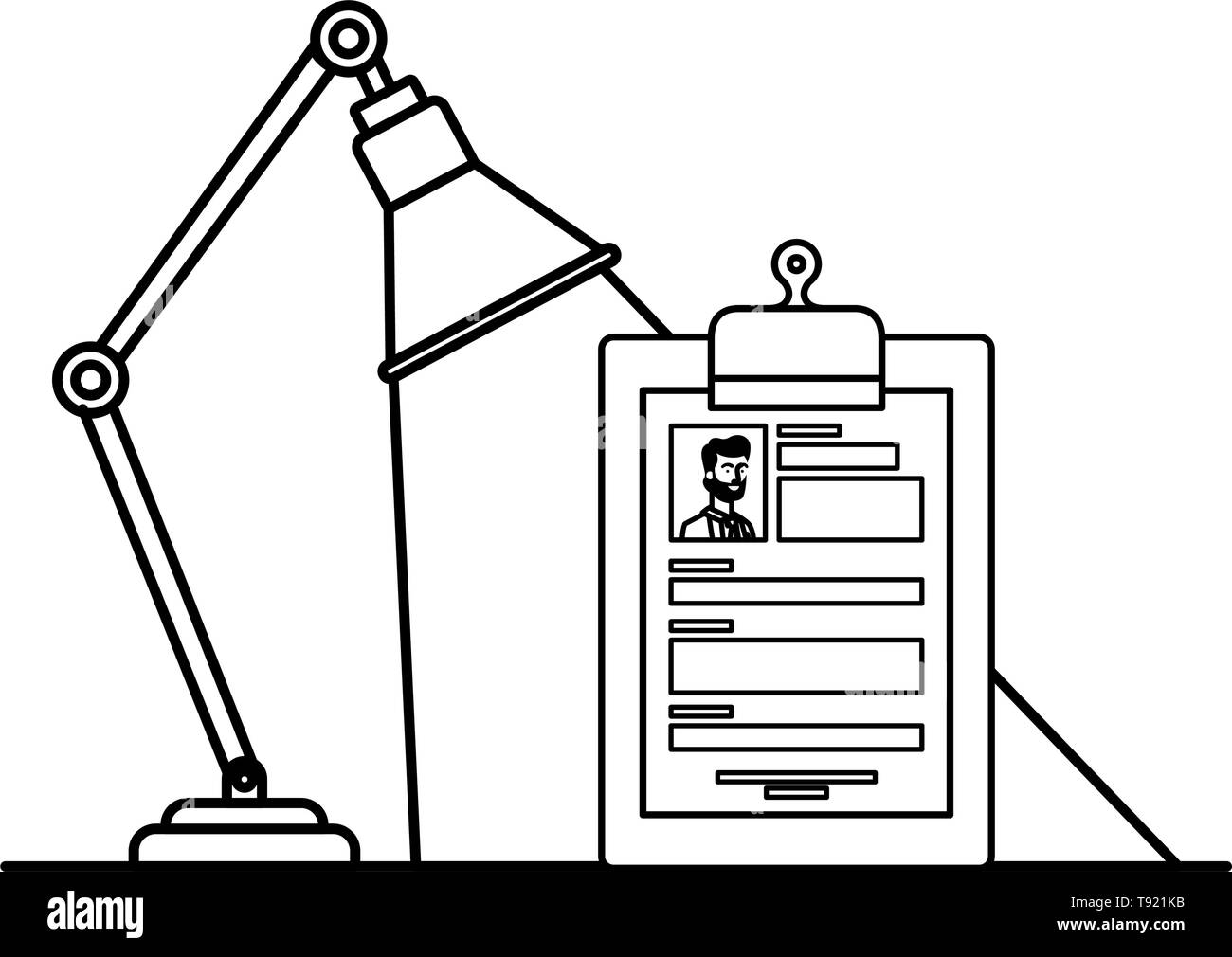 interview objects with white background Stock Vector Image & Art - Alamy