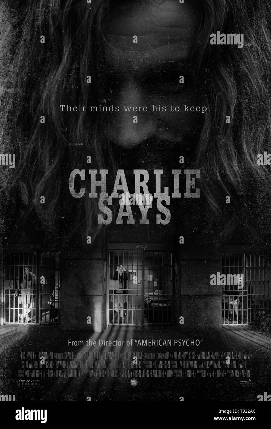 CHARLIE SAYS, poster, Matt Smith as Charles Manson, 2018. © IFC Films ...