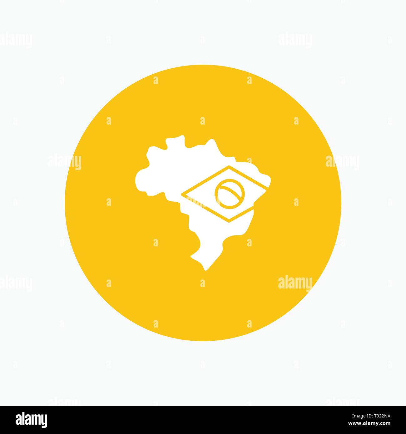 Soccer ball brazil map brazilian Stock Vector Images - Alamy