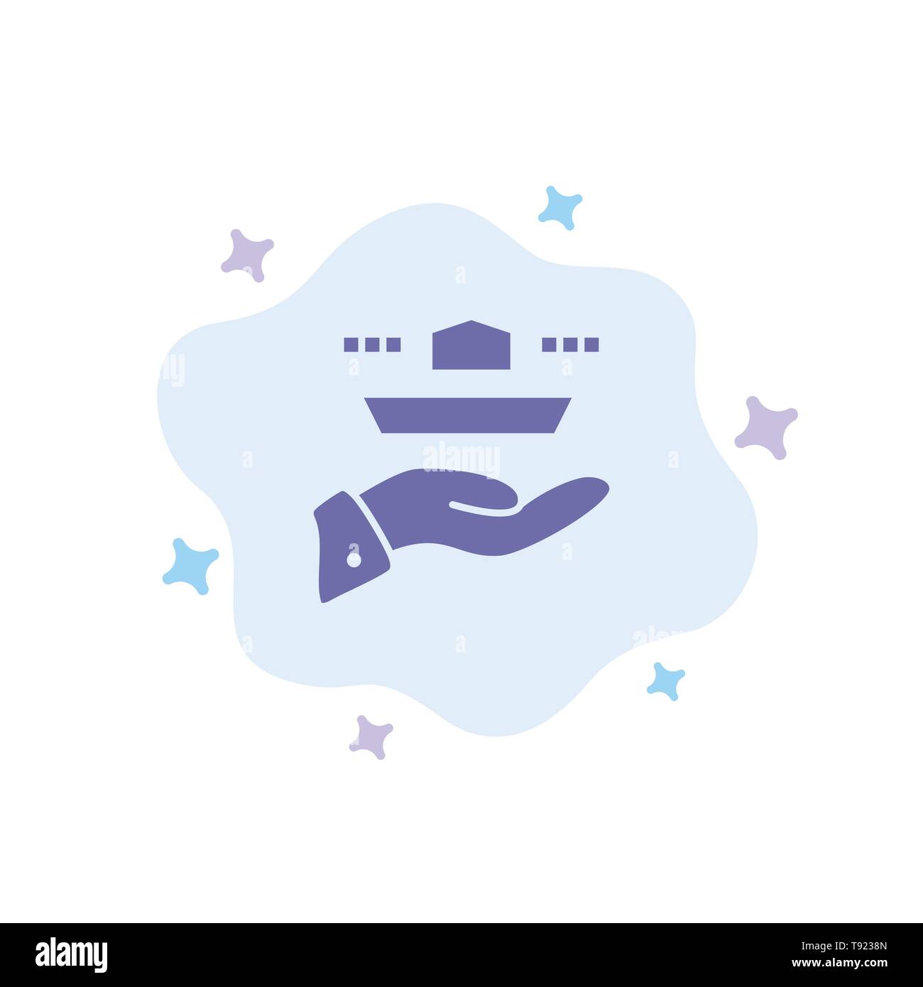 Waiter white background Stock Vector Images - Alamy