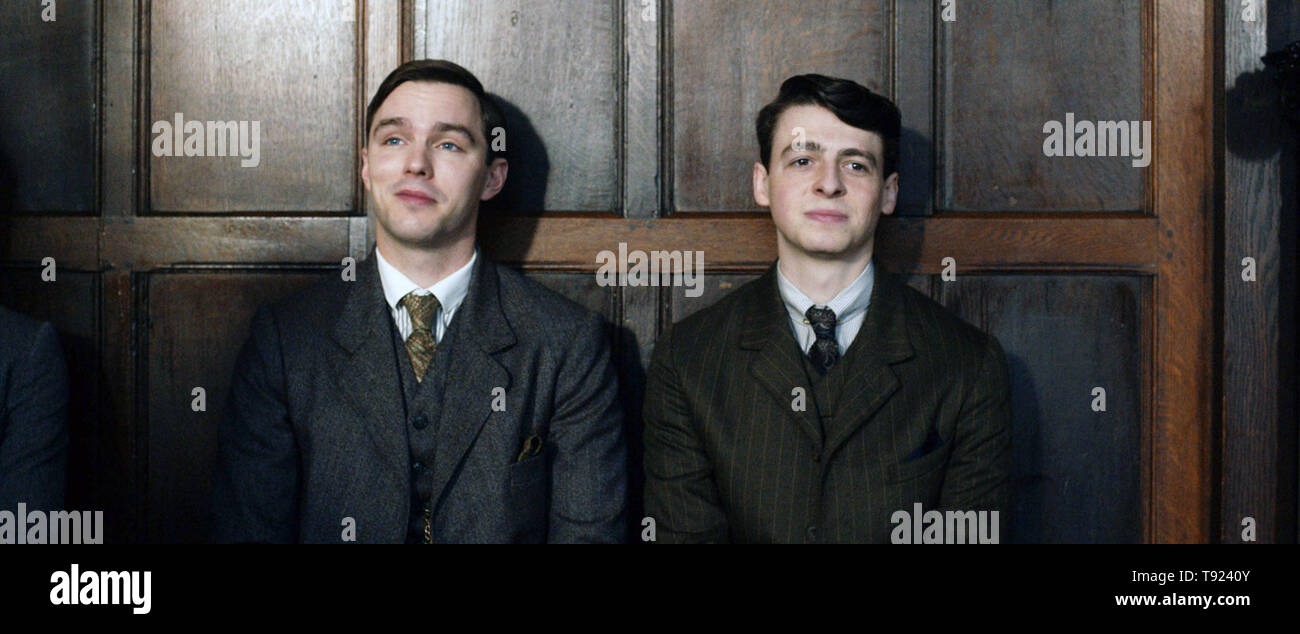 TOLKIEN, from left: Nicholas Hoult as J.R.R. Tolkien, Anthony Boyle ...