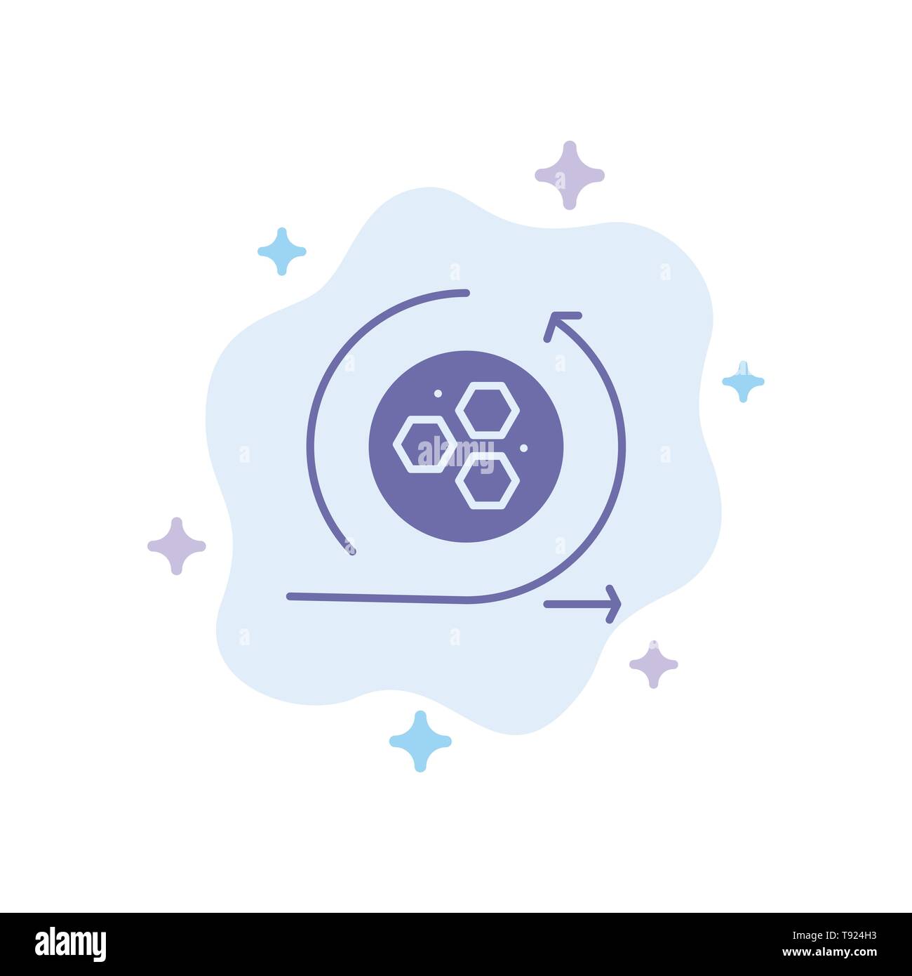 Modeling, Api, Modeling, Science Blue Icon on Abstract Cloud Background ...