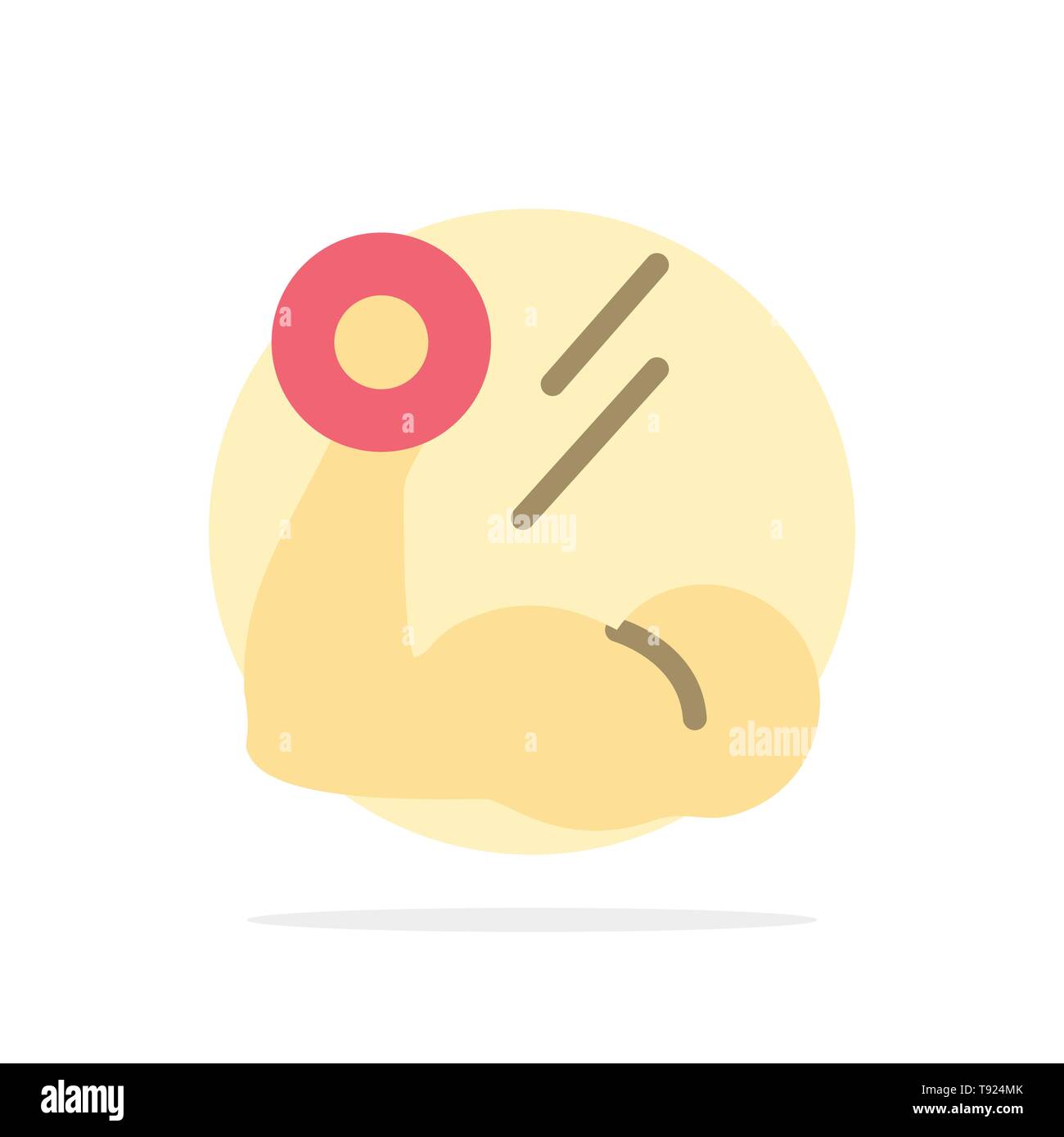 Double Biceps Stock Vector Images - Alamy