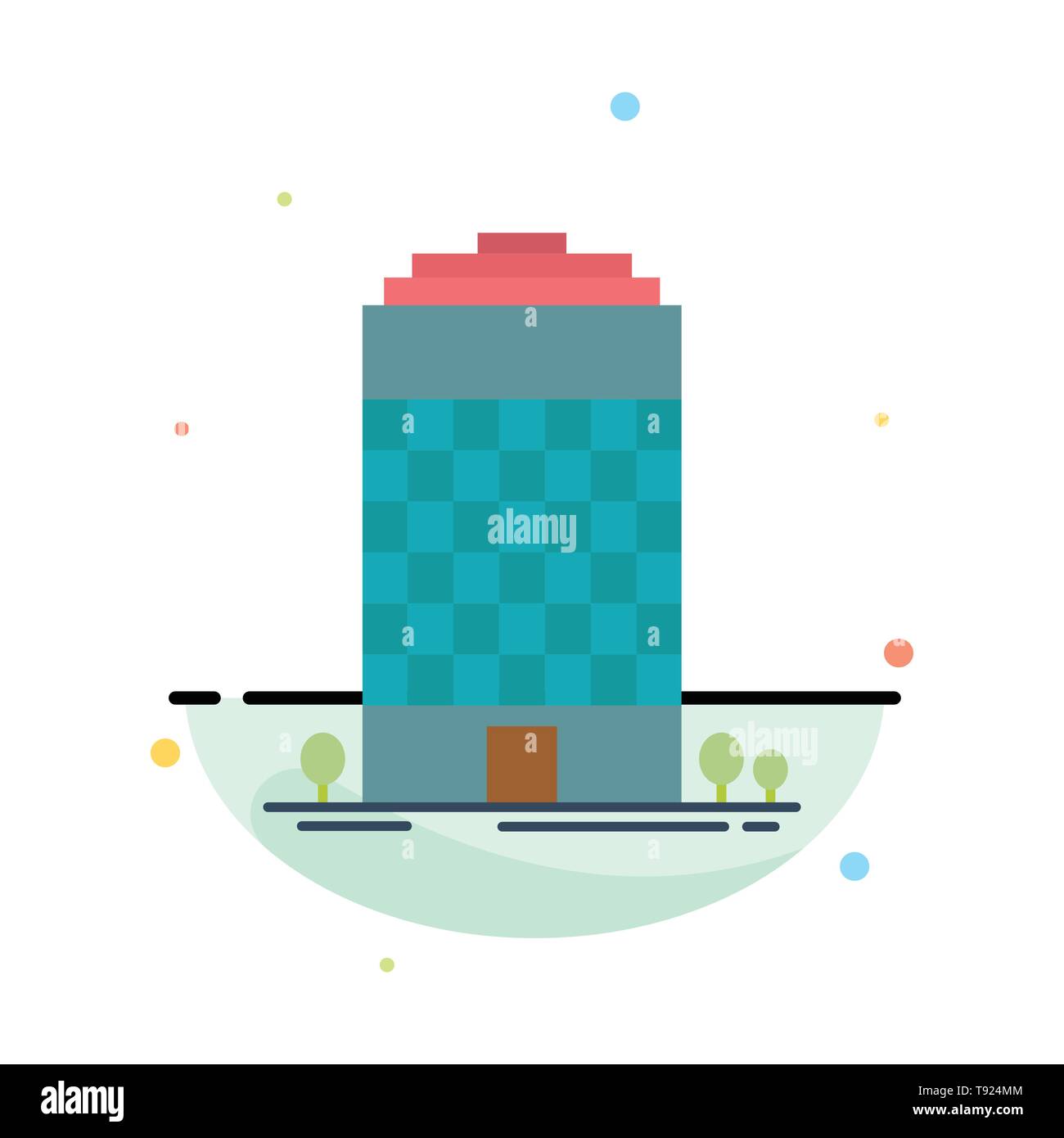 Old office tower Stock Vector Images - Alamy