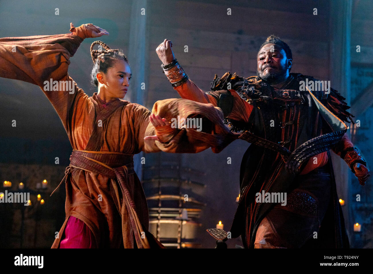 INTO THE BADLANDS, from left: Chipo Chung, Babou Ceesay, 'Chapter ...