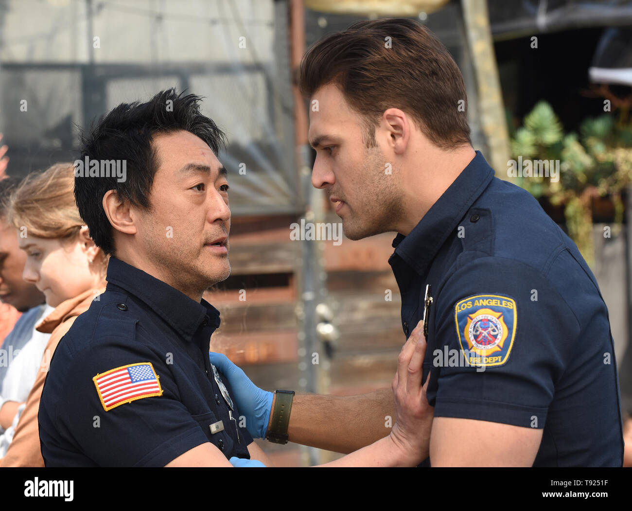 9-1-1, from left: Kenneth Choi, Ryan Guzman, 'Careful What You Wish You ...