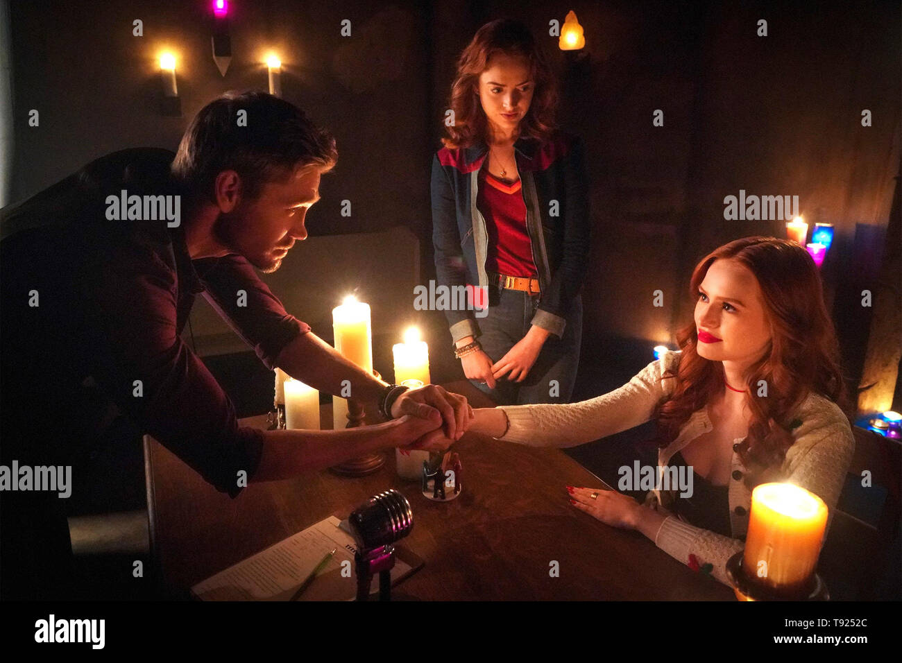 RIVERDALE, from left: Chad Michael Murray, Zoe De Grand Maison ...