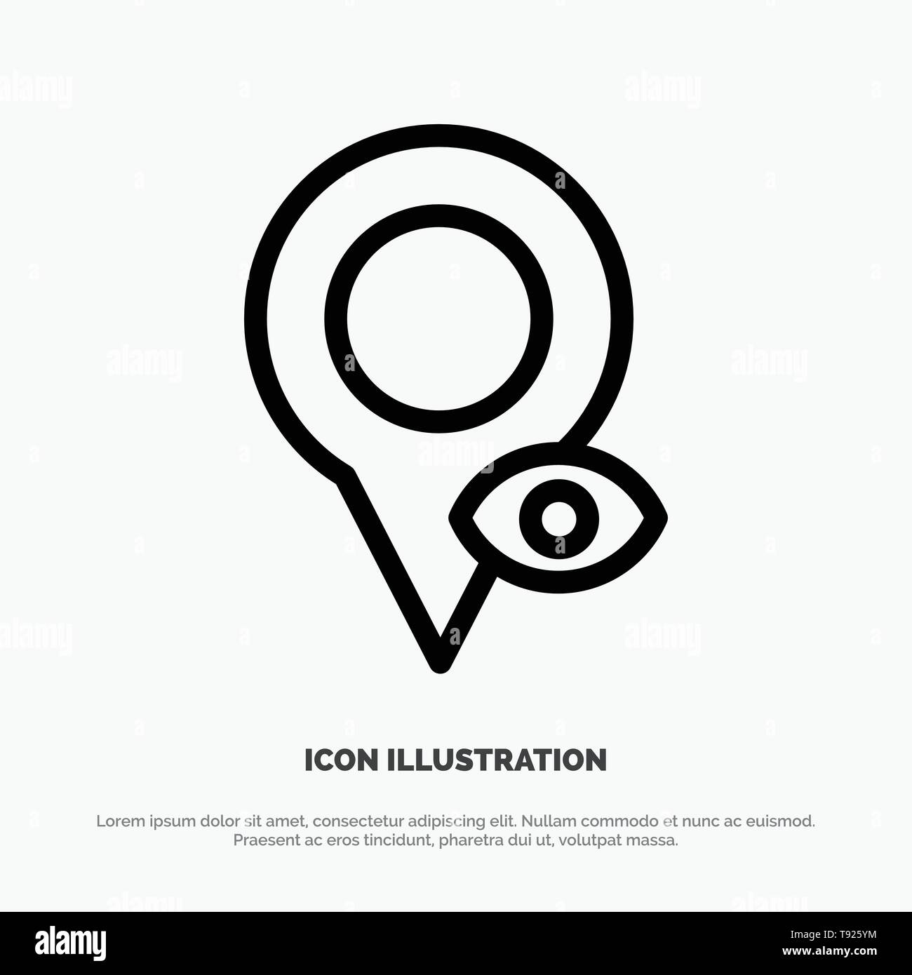 Gps map pointer cartoon Cut Out Stock Images & Pictures - Alamy