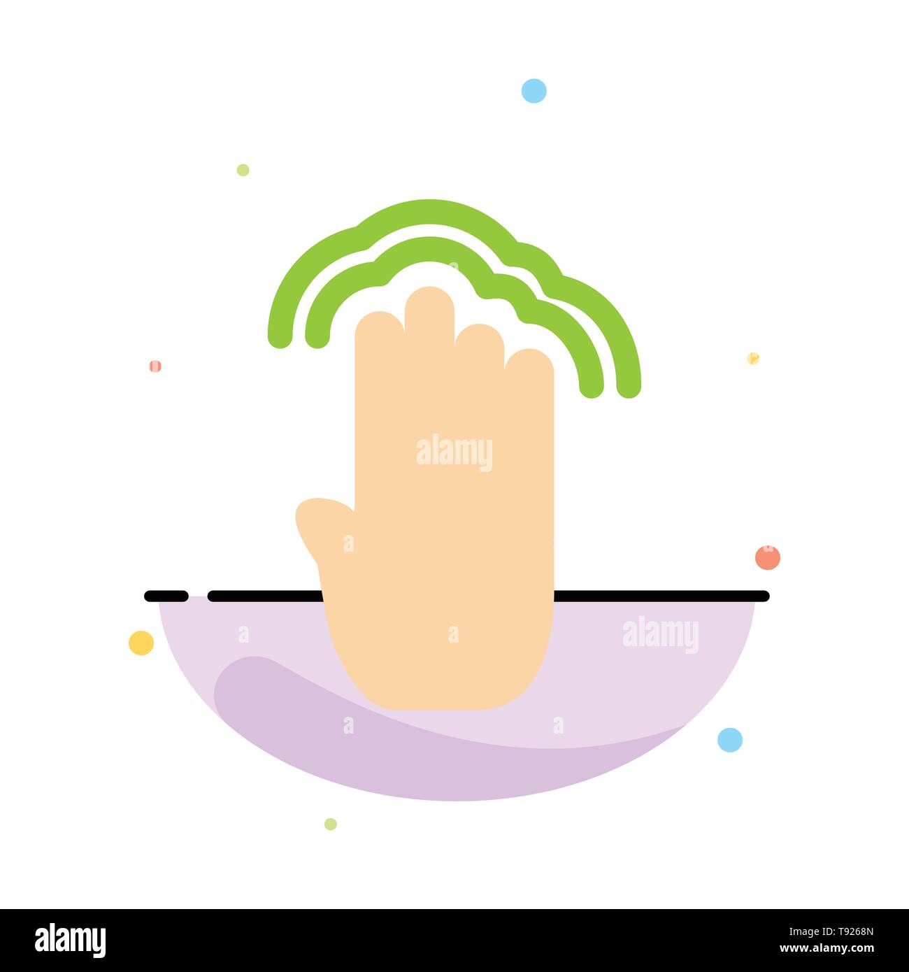 Girl showing four fingers Cut Out Stock Images & Pictures - Alamy