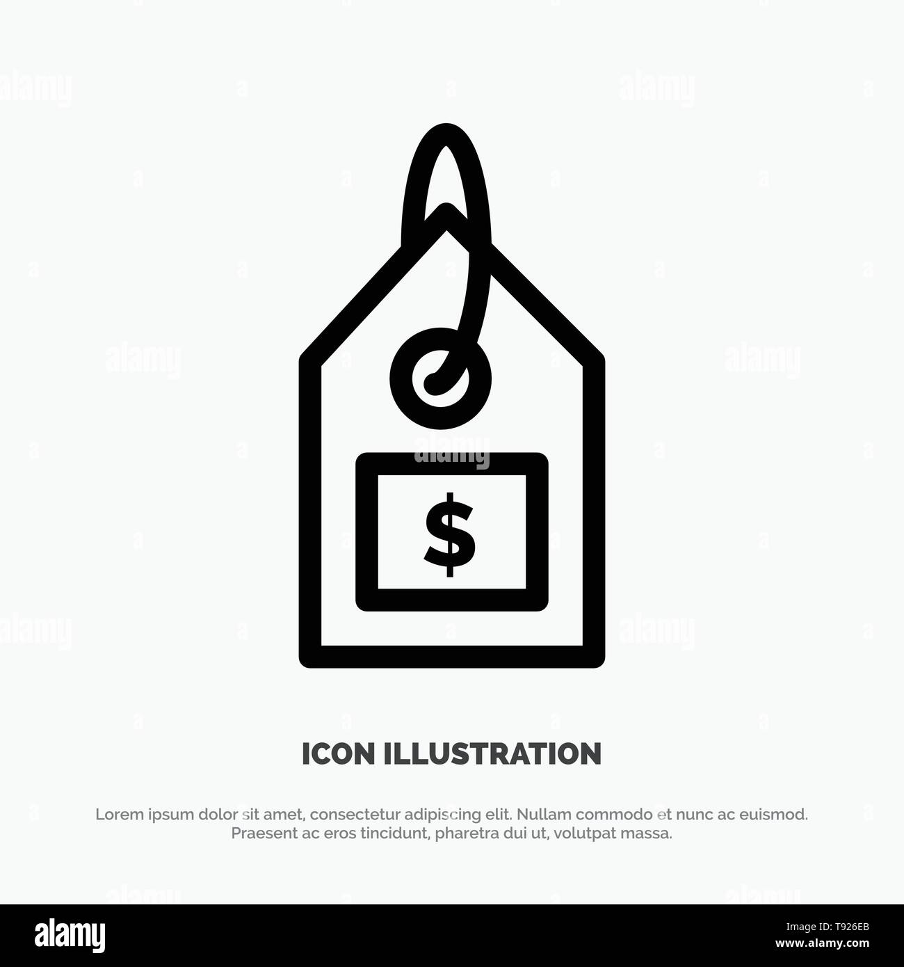 Price tag dollar sign Stock Vector Images - Alamy