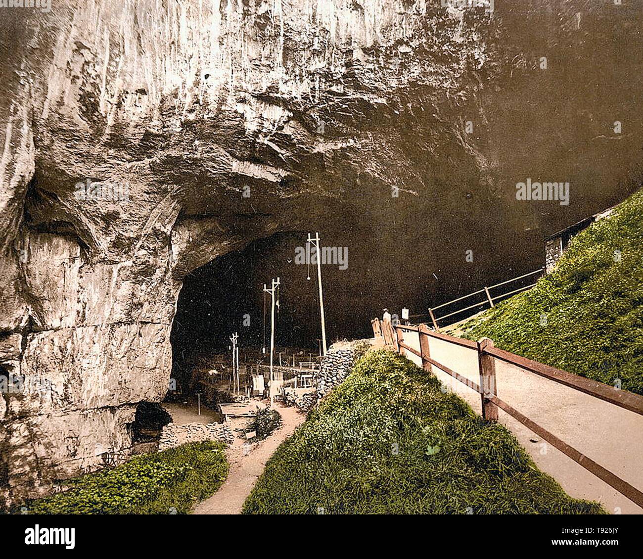 Peak Cavern, Castleton, Derbyshire, England Stock Photo - Alamy