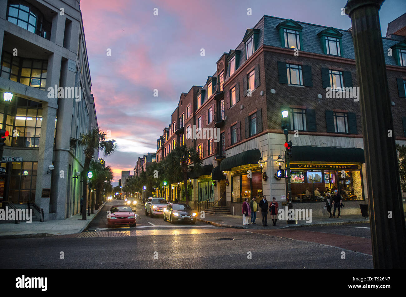 Downtown in Historic Charleston, South Carolina Stock Photo - Alamy