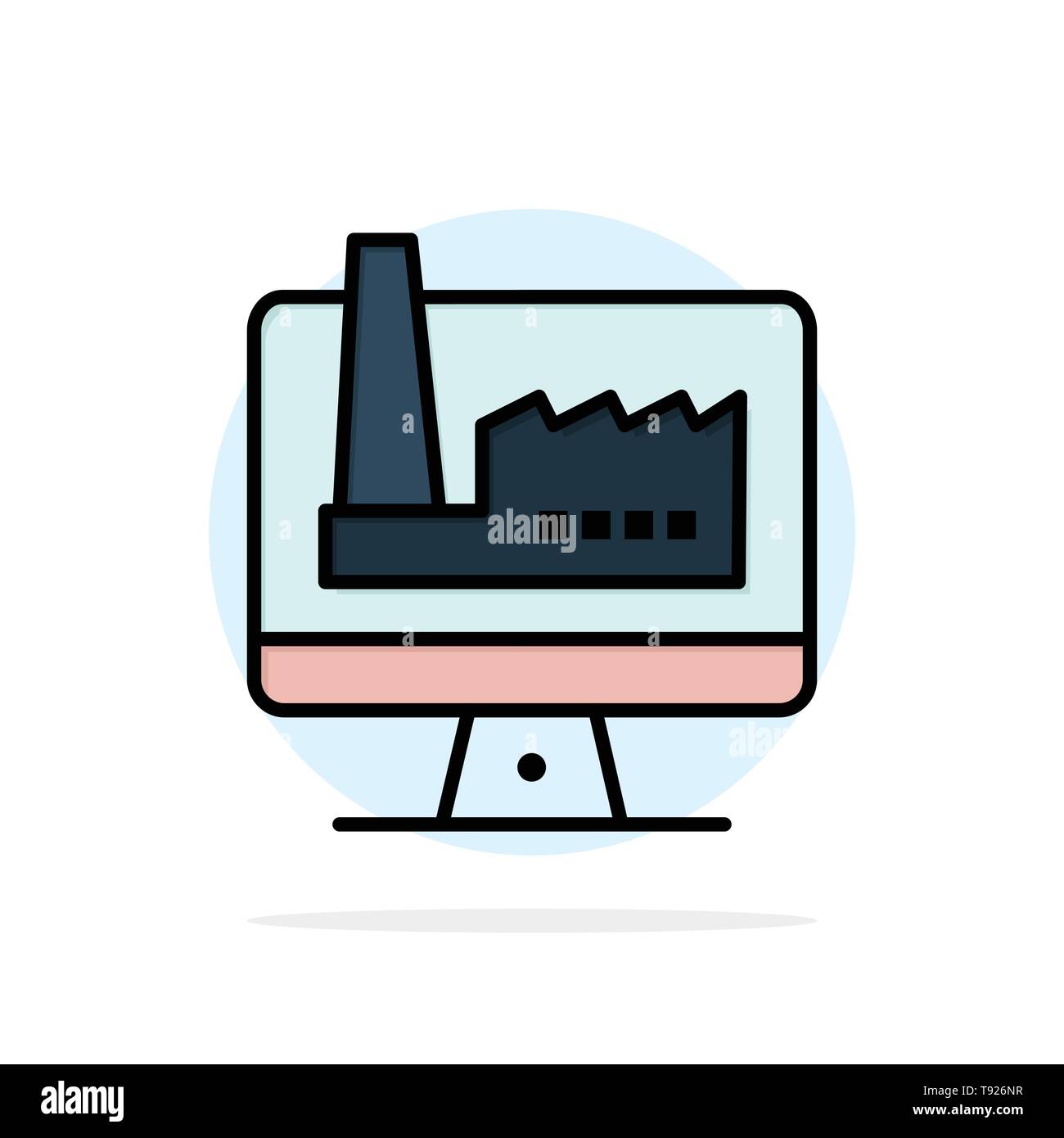 Computer screen building map Cut Out Stock Images & Pictures - Alamy