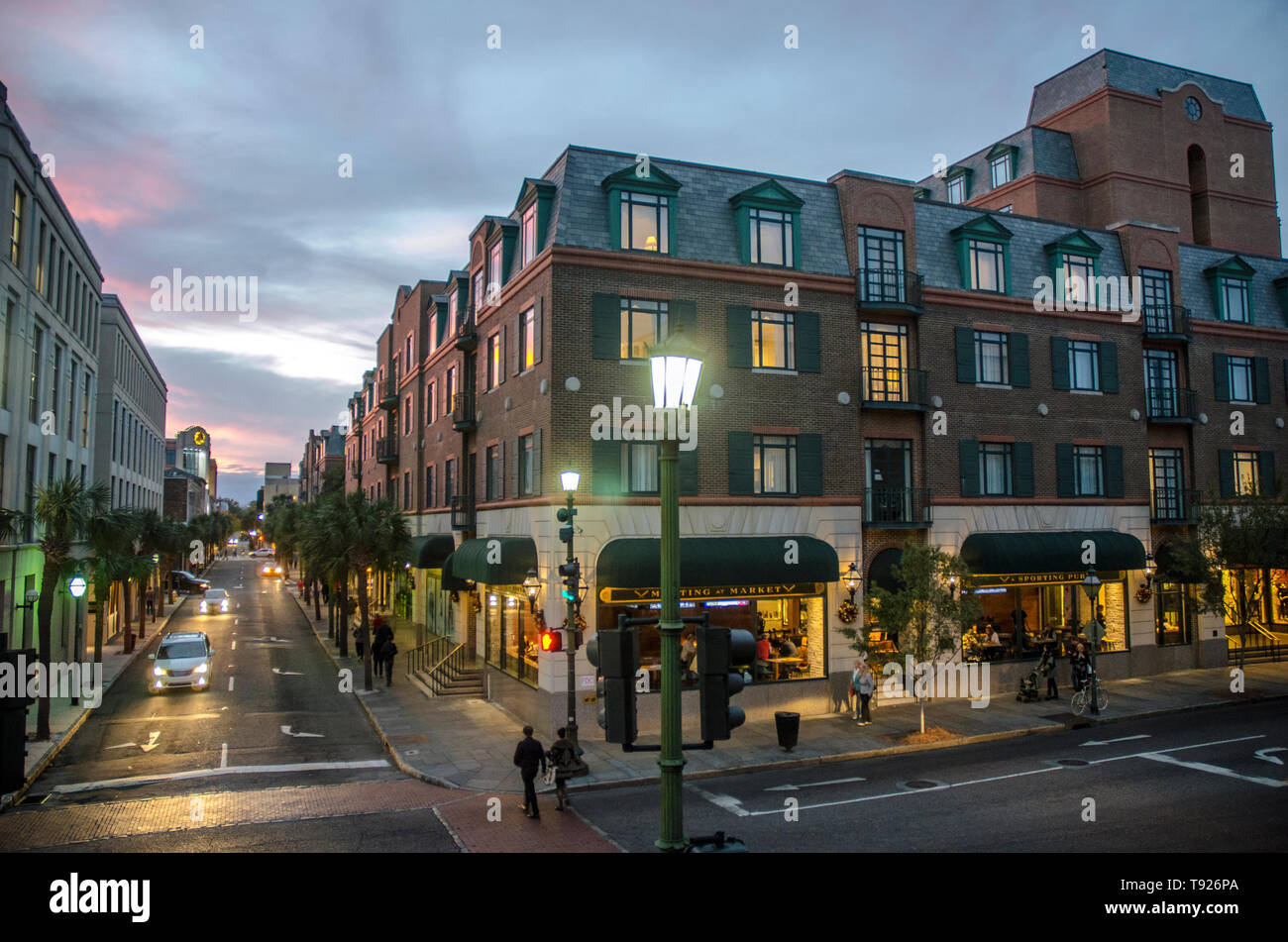 Downtown in Historic Charleston, South Carolina Stock Photo - Alamy