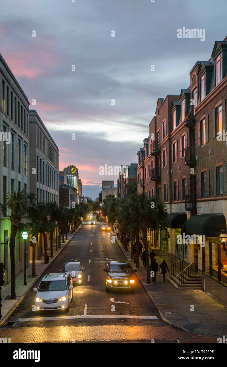 Downtown in Historic Charleston, South Carolina Stock Photo - Alamy