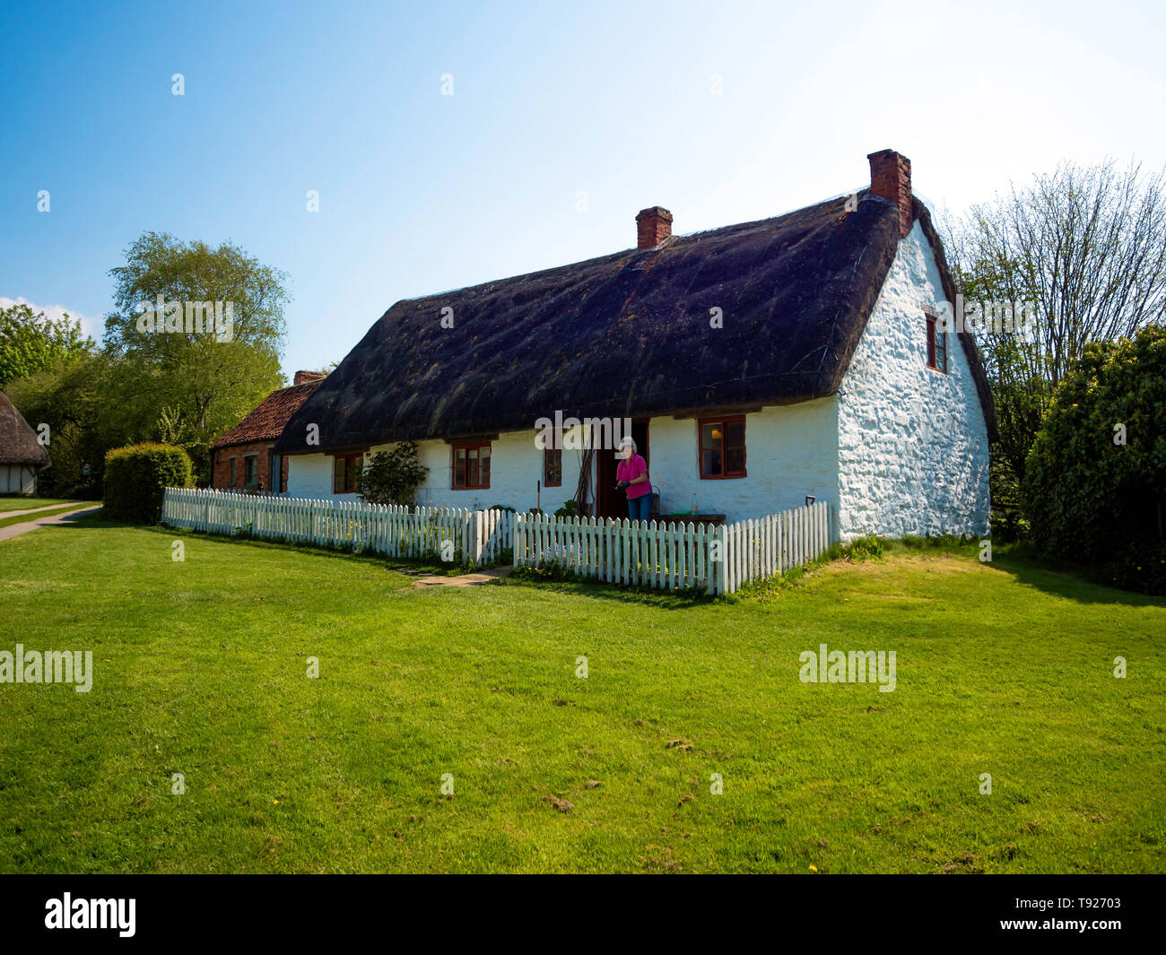 Harome Cottage a double fronted thatched dwelling in the Ryedale Folk ...