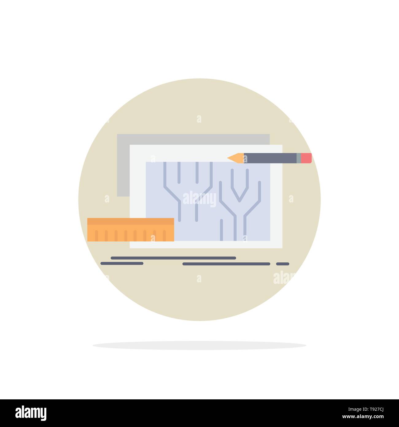 Engineering drawings technology Cut Out Stock Images & Pictures - Alamy