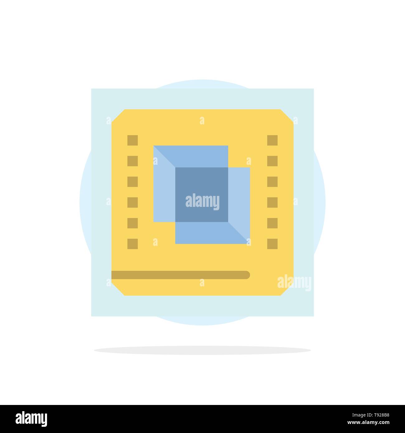 Micro chip circle Stock Vector Images - Alamy