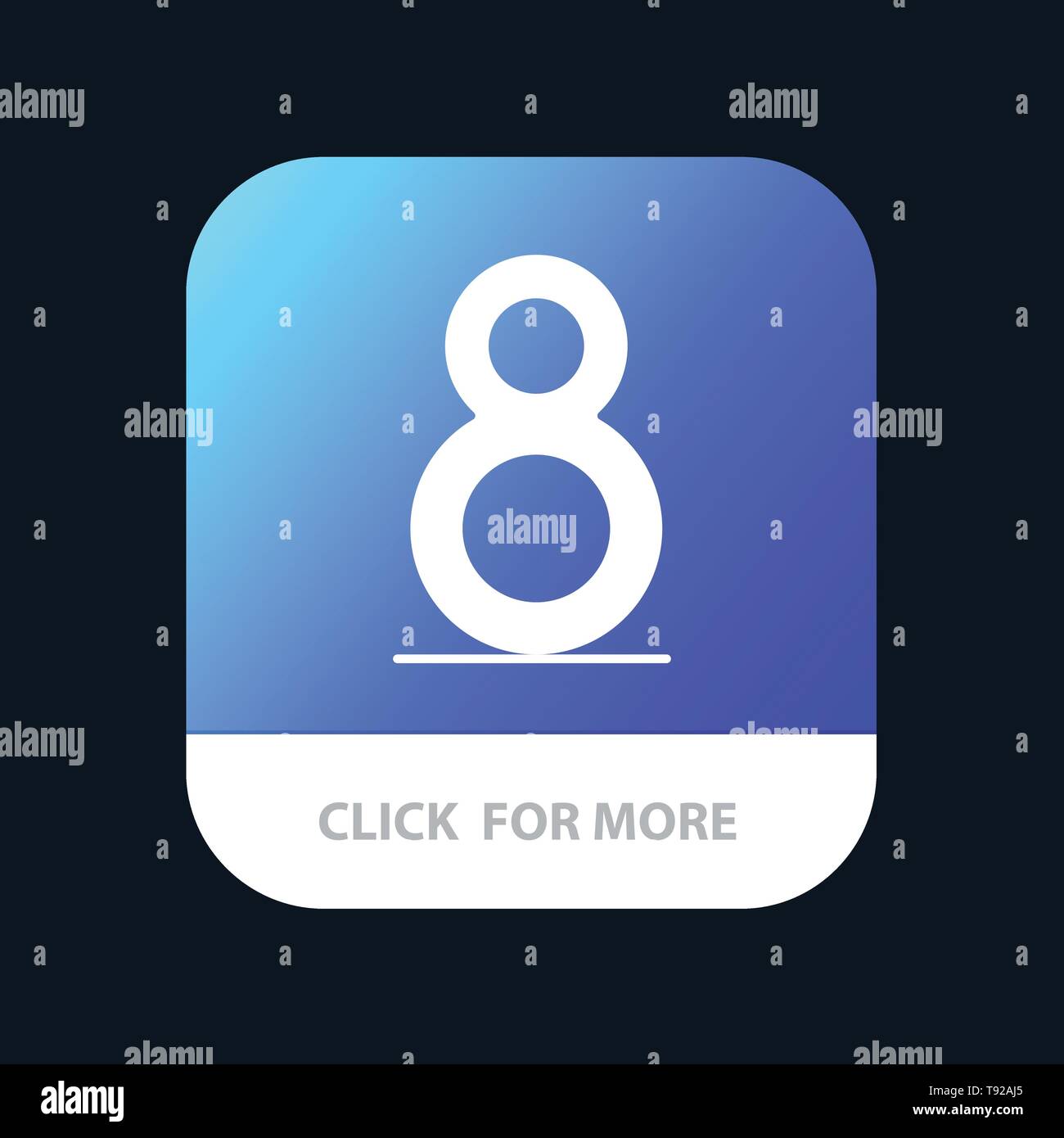 Eighth emblem Stock Vector Images - Alamy