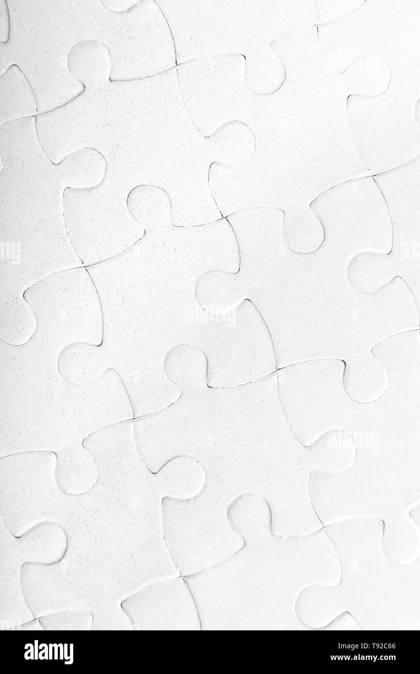 Complete jigsaw puzzle, closeup Stock Photo - Alamy