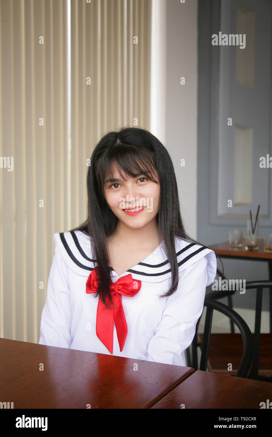 Portrait of a student girl Stock Photo - Alamy