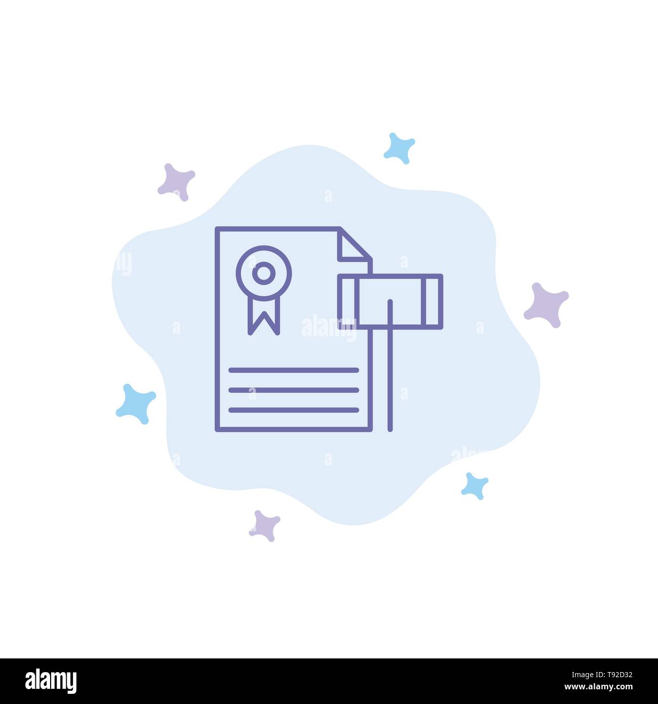 Built on the rock Stock Vector Images - Alamy