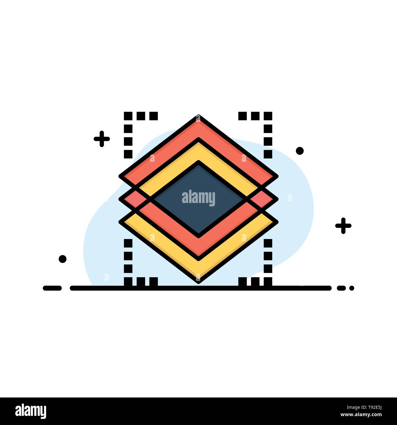 Multi color layers Stock Vector Images - Alamy