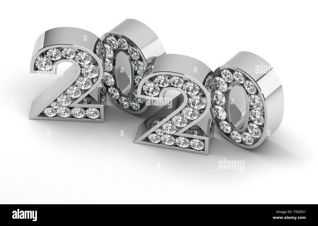 2020 new years 3d Cut Out Stock Images & Pictures - Alamy