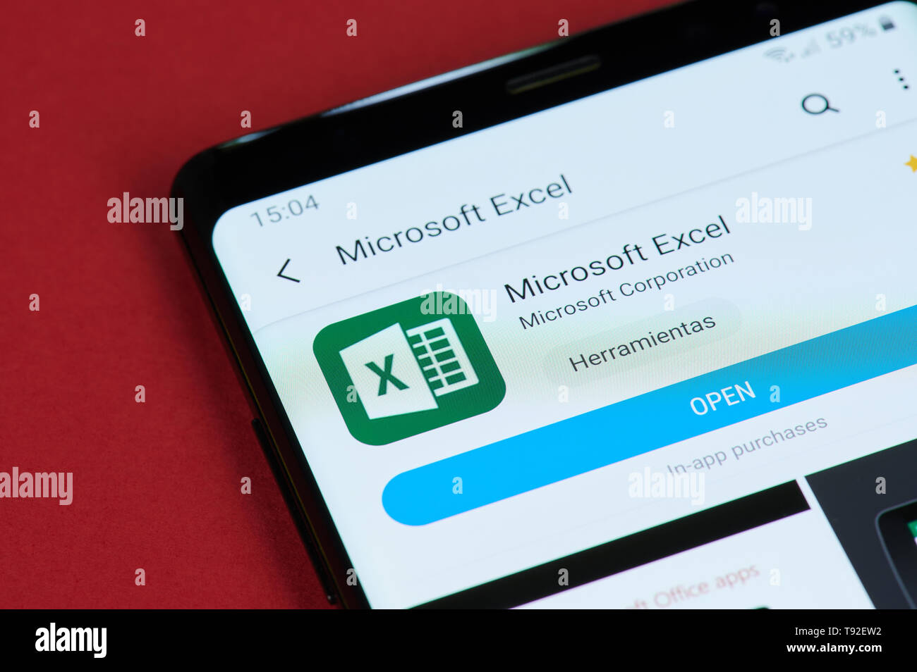 With microsoft excel open hi-res stock photography and images - Alamy