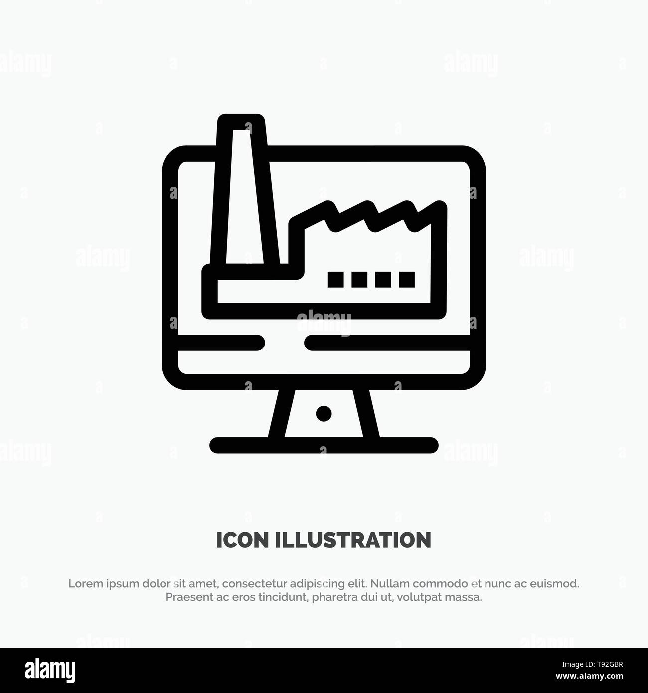 Computer screen building map hi-res stock photography and images - Alamy