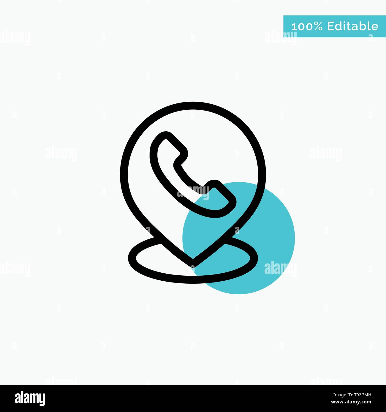 Phone gps map point Stock Vector Images - Alamy