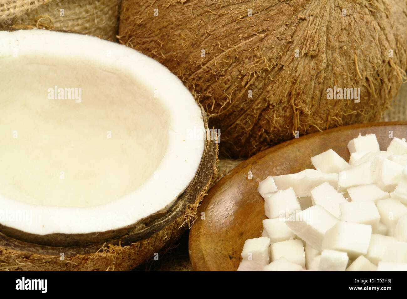 Close up tropical coconut hi-res stock photography and images - Alamy