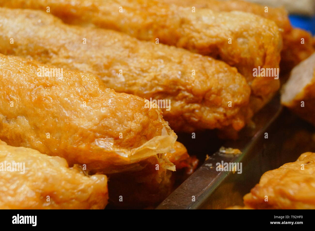 Traditional delicious food meat strips in Guangdong, China Stock Photo ...