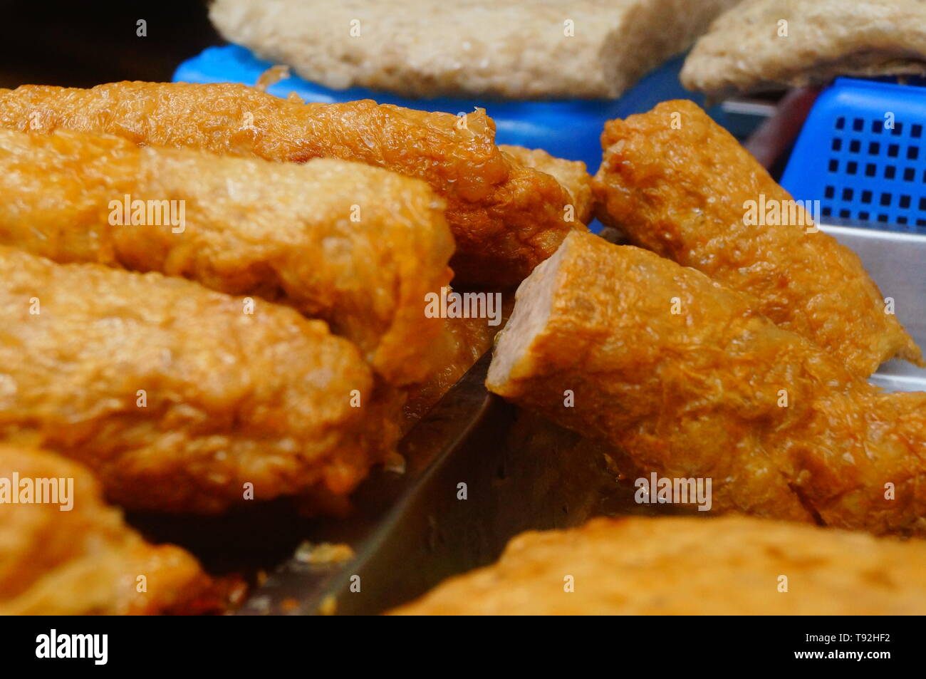 Traditional delicious food meat strips in Guangdong, China Stock Photo ...