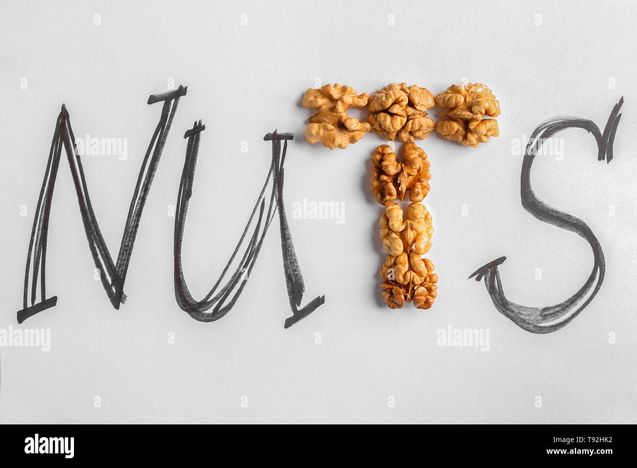 The word nuts hi-res stock photography and images - Alamy