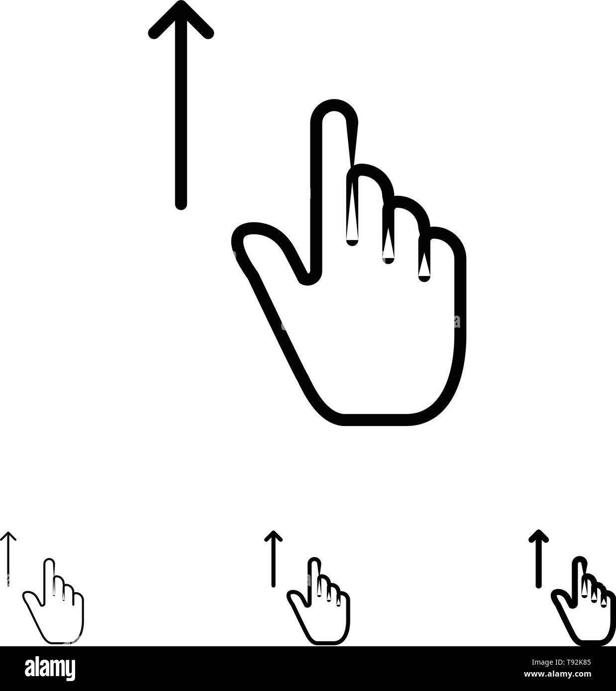 Thumb up icon black approval Stock Vector Images - Alamy