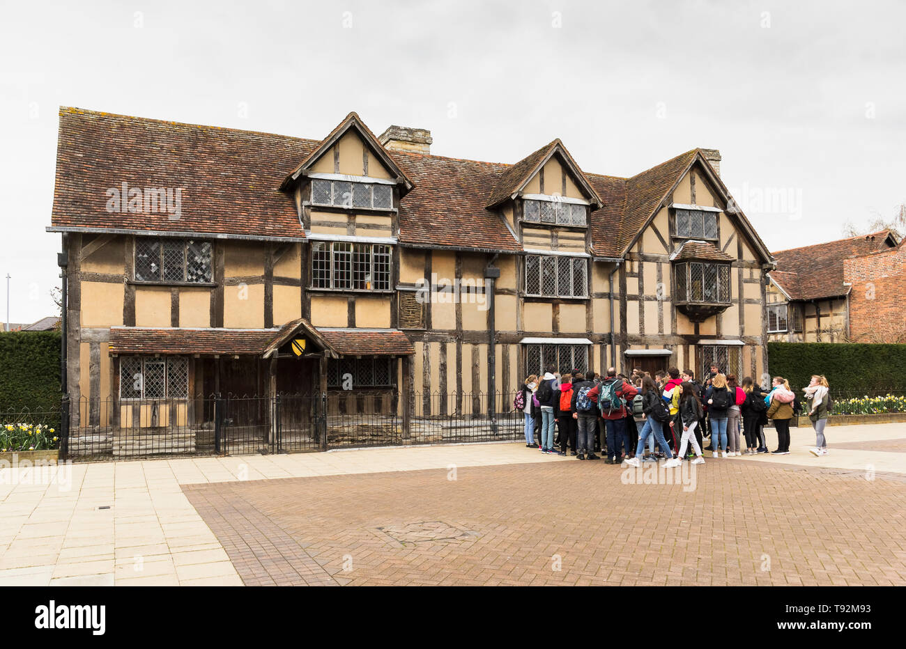 Birthplace and home of William Shakespeare at Stratford upon Avon, UK ...